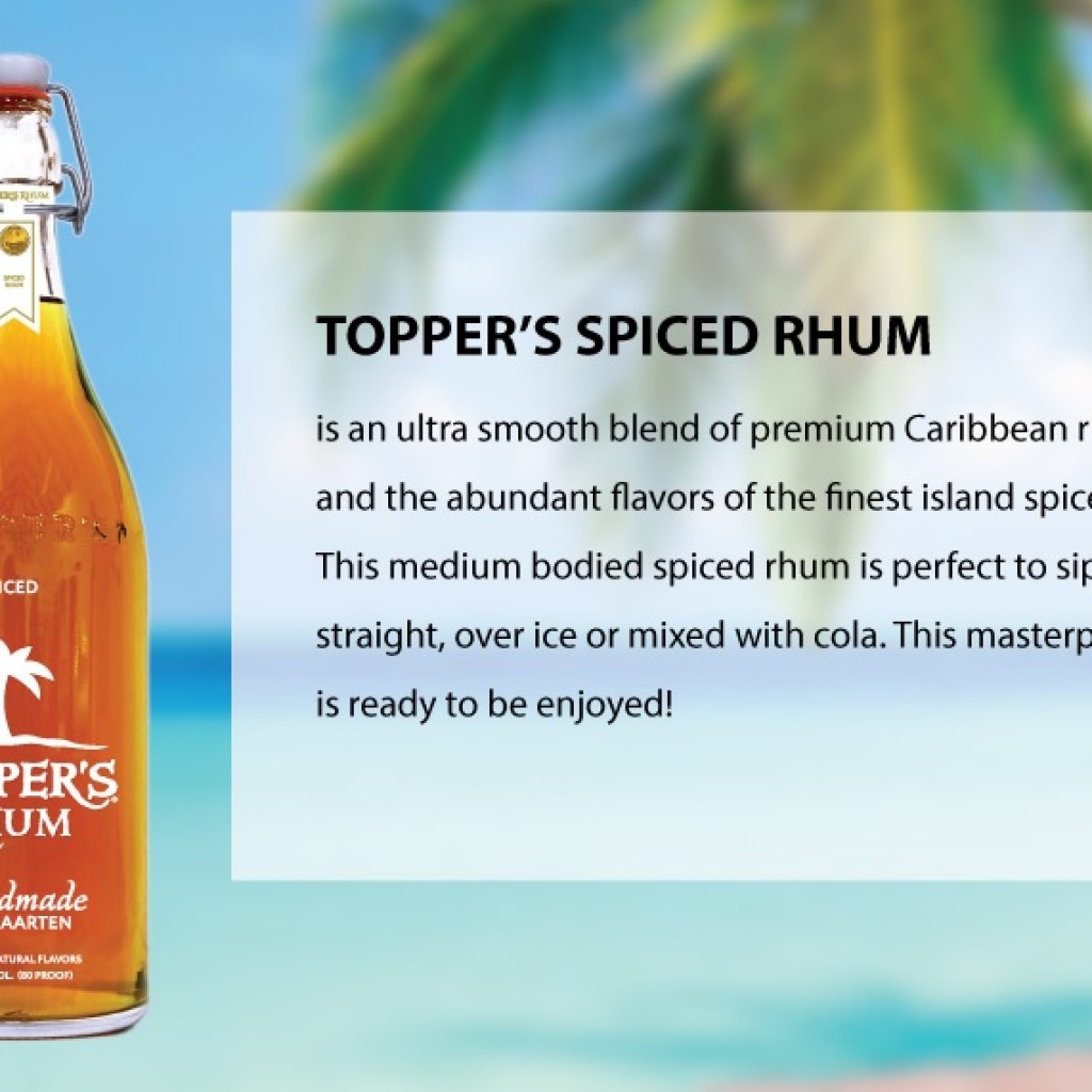 Topper's Spiced Rhum - StMaarten-Info.com